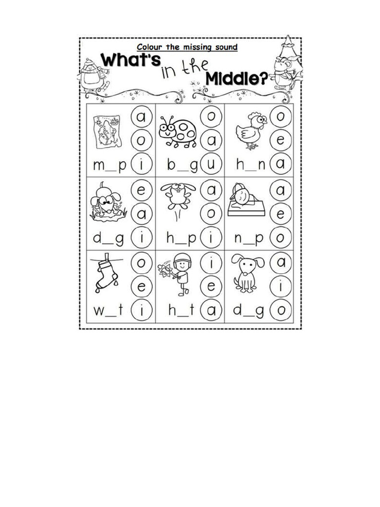 Color The Missing Sound | PDF