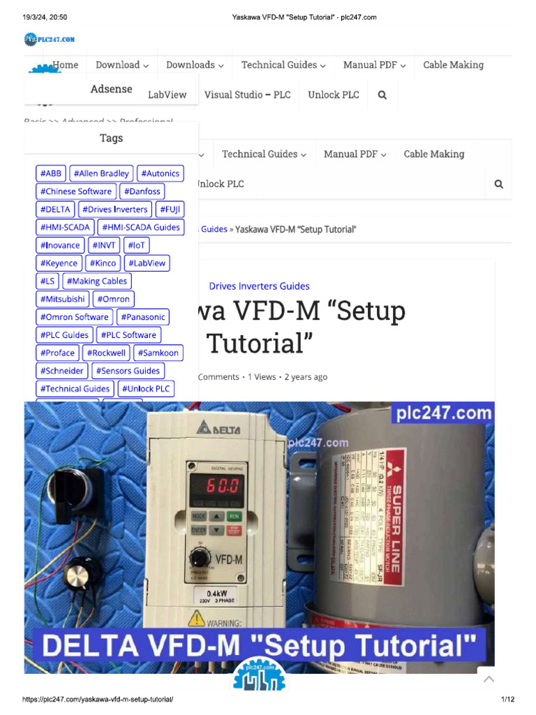 Yaskawa Factory Reset | PDF