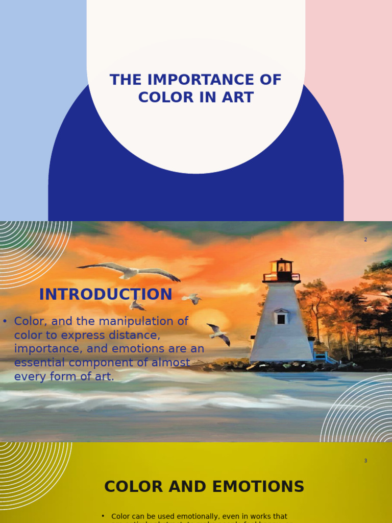 The Importance of Color in Our Life Mila 9B | PDF