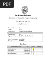 Lab - 09 Rectifiers | PDF | Rectifier | Capacitor