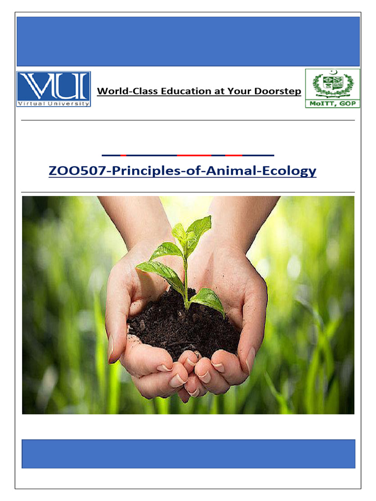 ZOO507-Principles-Of-Animal-Ecology HANDOUTS ( TOPIC 1 to 179) | PDF | Ecosystem | Food Web