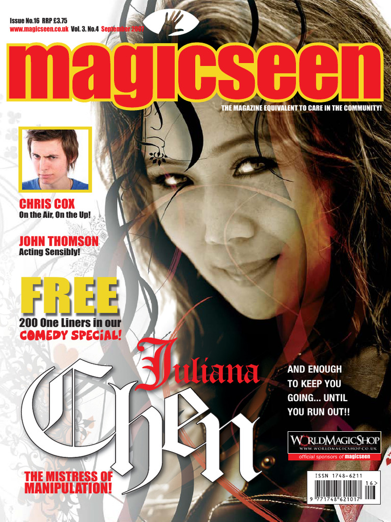 Magicseen Issue 16 | PDF | Magic (Illusion) | Circus Skills