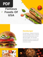 American Foods and Dishes List | PDF