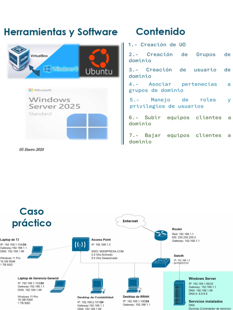 Taller de Clase | PDF | sistema de nombres de dominio | Informática