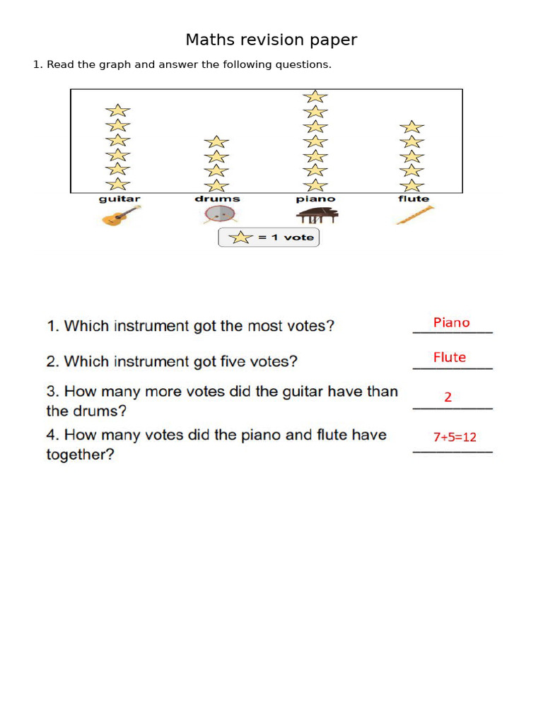 Maths Worksheet | PDF