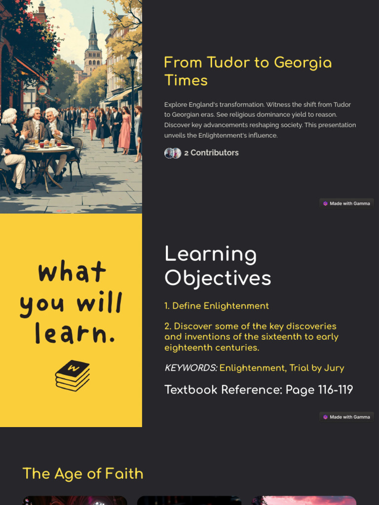 From Tudor To Georgia Times | PDF