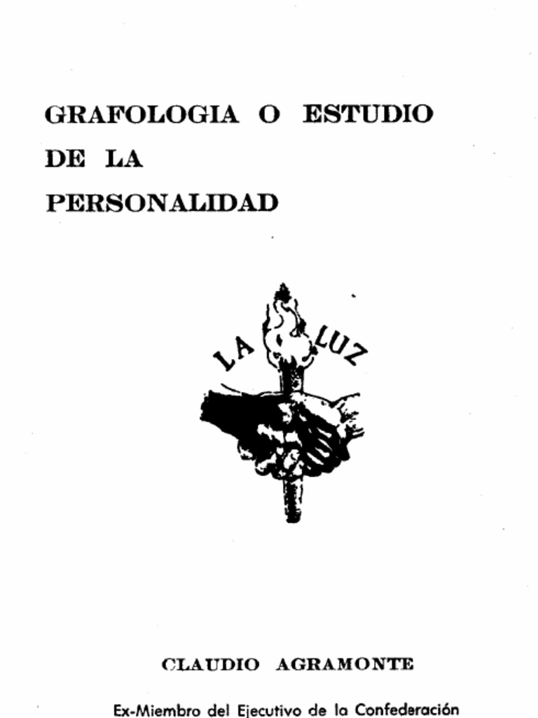 Claudio Agramonte - Grafologia o Estudio de La Personalidad | PDF