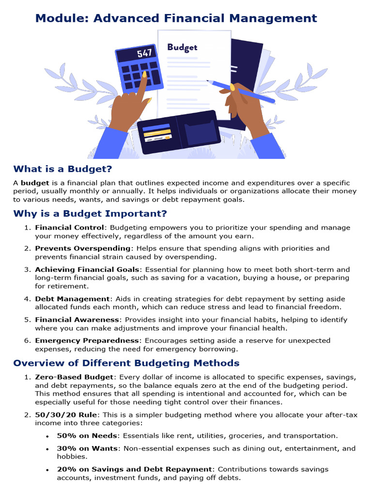 Financial Literacy WorkSheets | PDF | Credit | Finance & Money Management