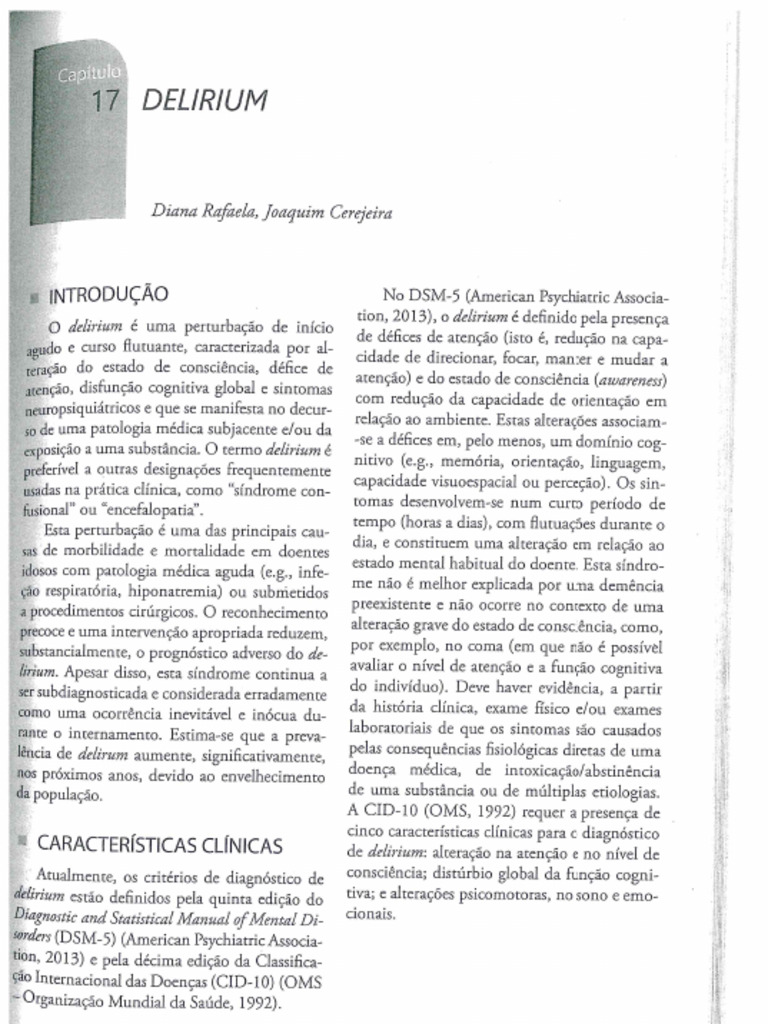 Capitulo Delirium | PDF