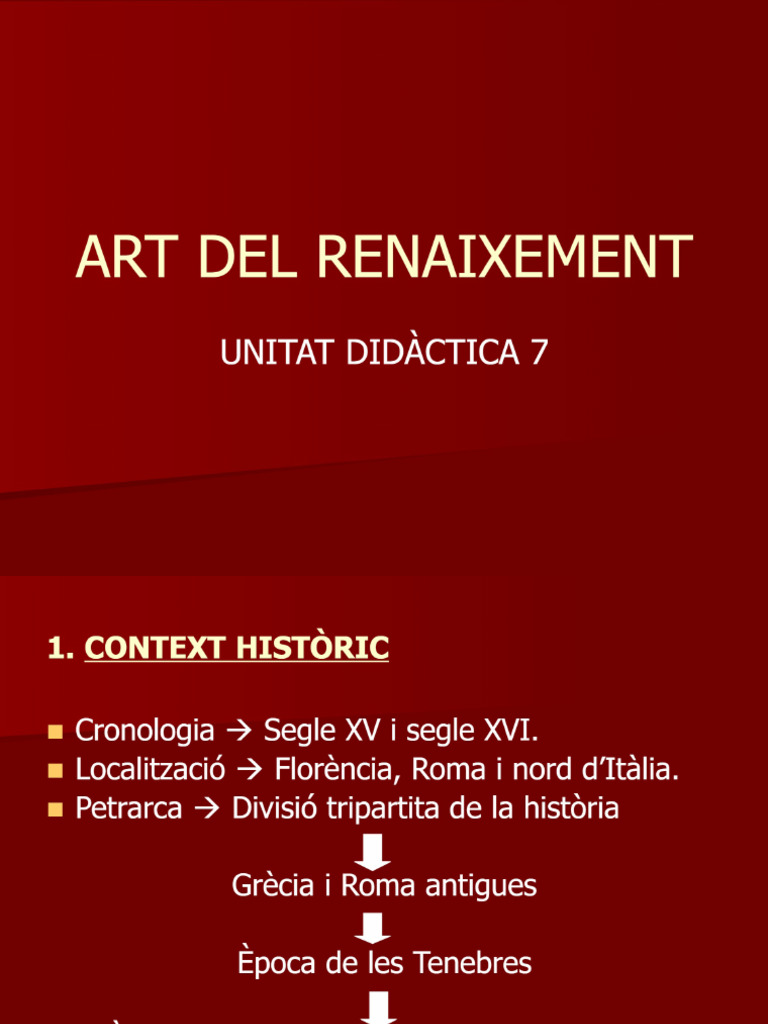 Art Del Renaixement | PDF