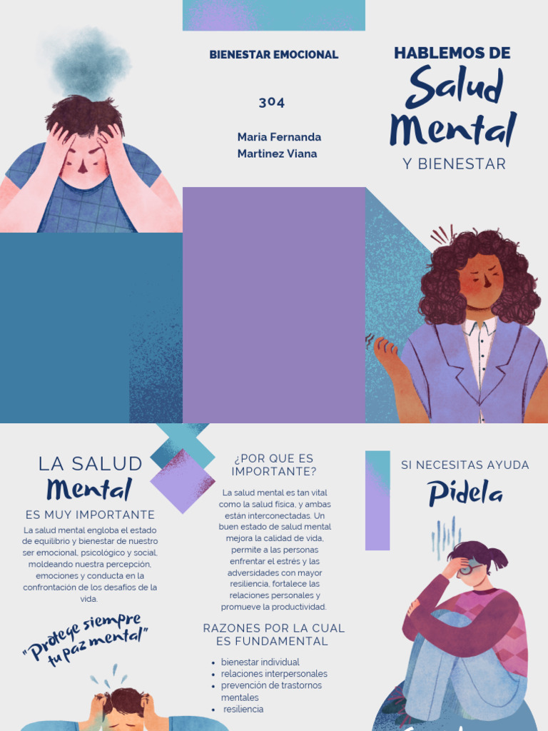 Triptico Salud Mental | PDF