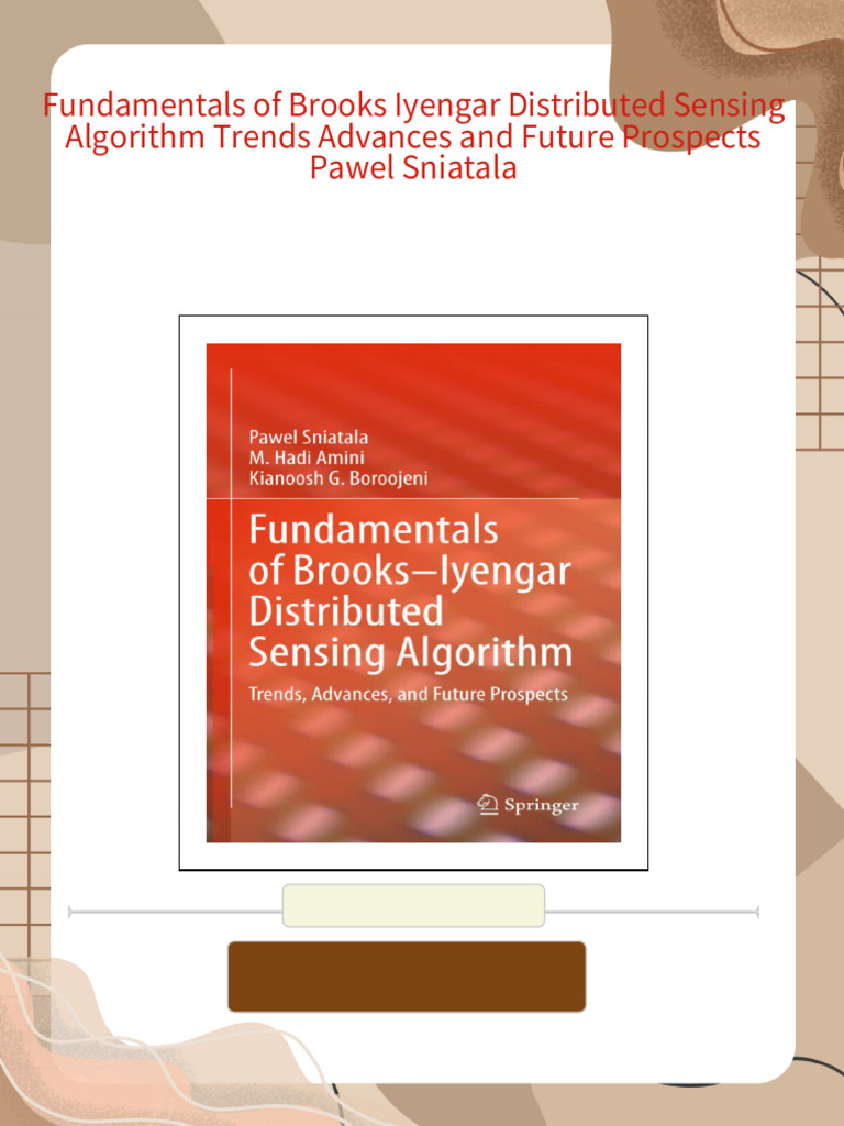 Fundamentals of Brooks Iyengar Distributed Sensing Algorithm Trends ...