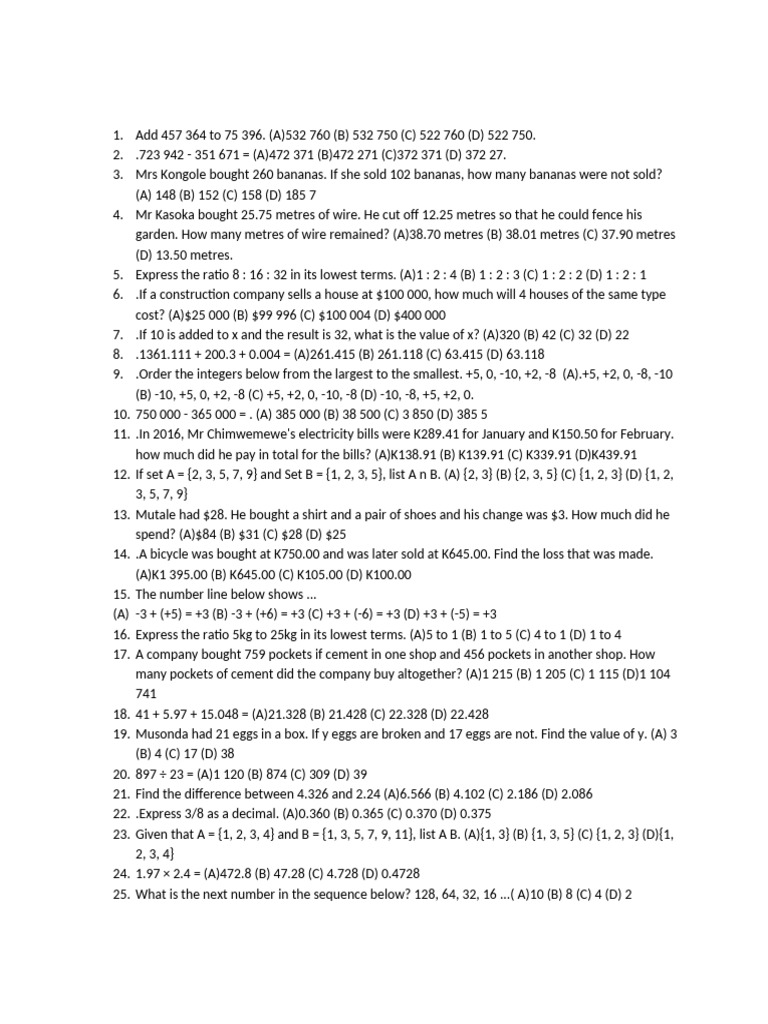 Good Shepherd Maths | PDF | Arithmetic | Mathematics