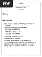 Graad 4 Begripstoets 2024 | PDF