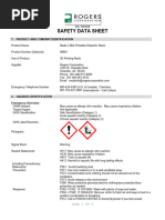 Msds Format-India Material Safety Data Sheet-New 2024 | PDF | Hazards ...