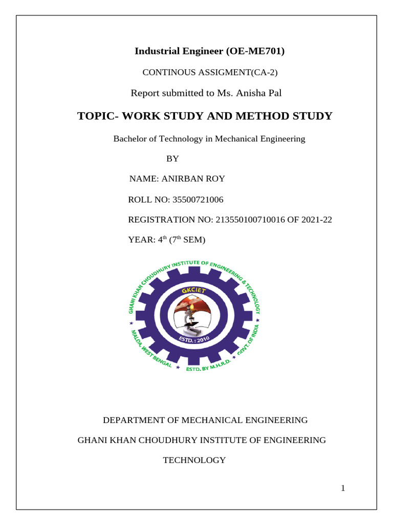 Industrial Engineering | PDF | Business