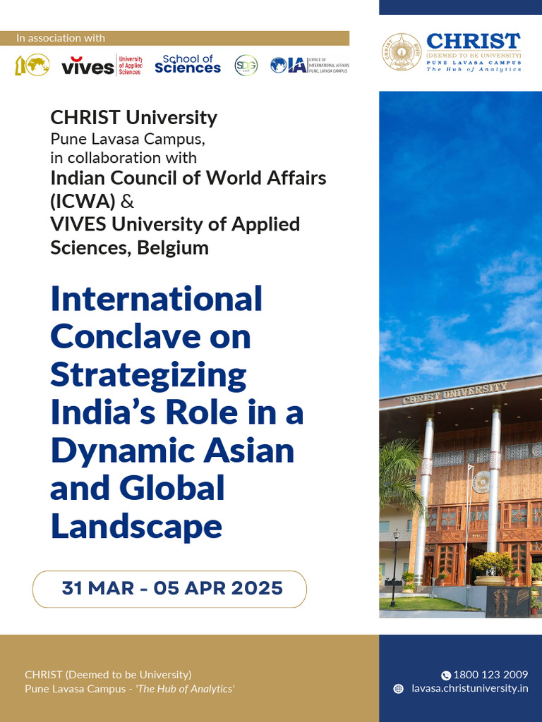 International Conclave On Strategizing India's Role in A Dynamic Asian and Global Landscape ...
