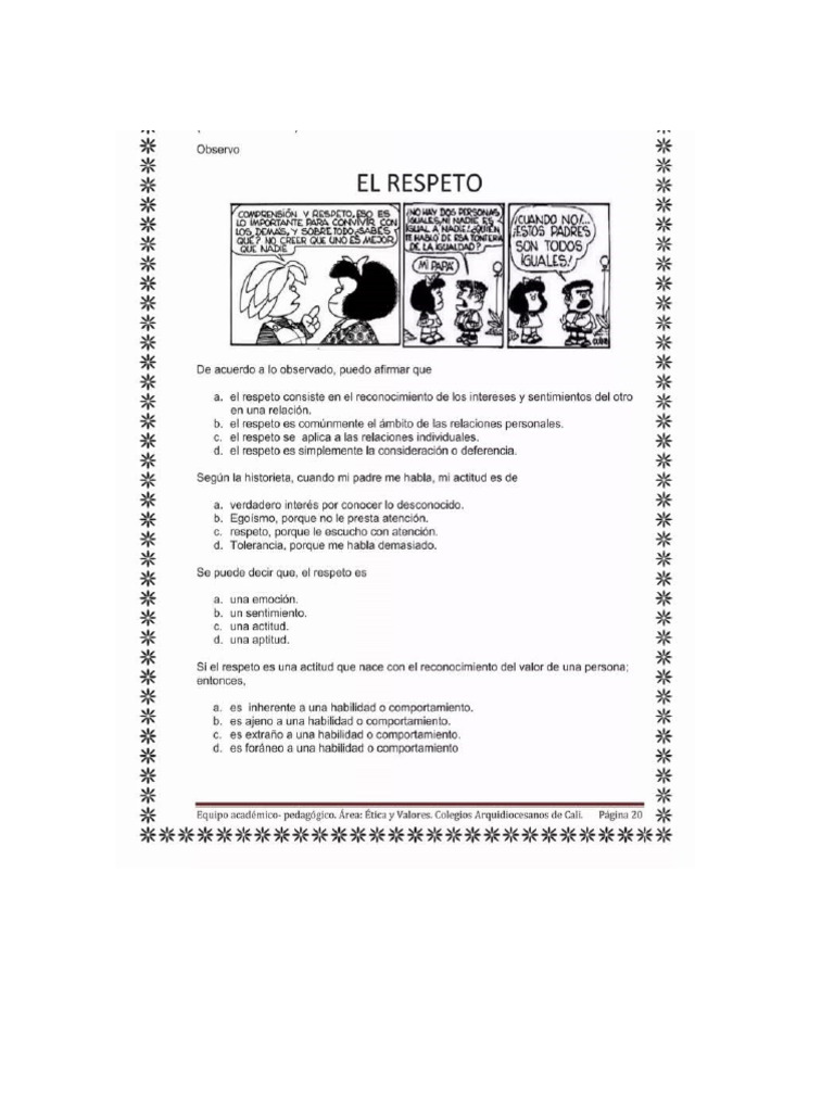 tira comica comprension | PDF