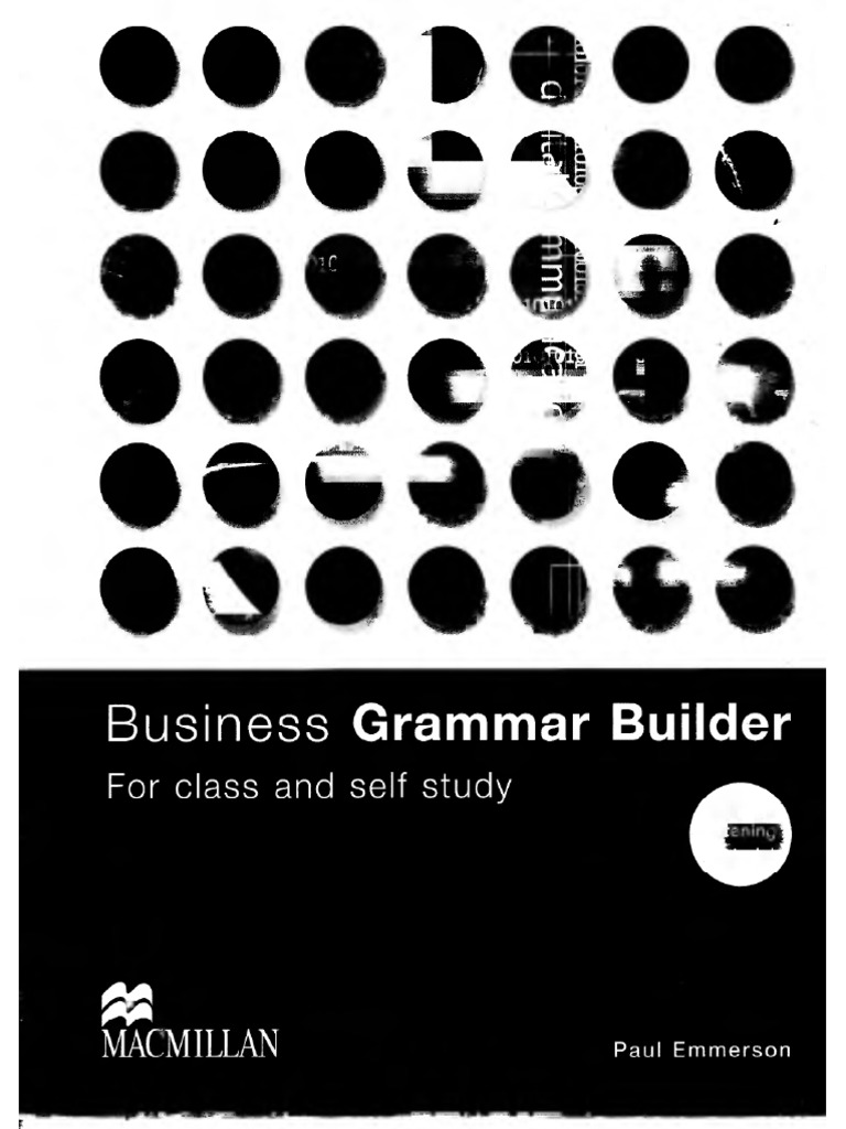 Business Grammar Builder With Key Mac Millan | PDF