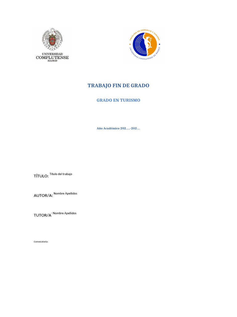 Portada para Guía Turística | PDF