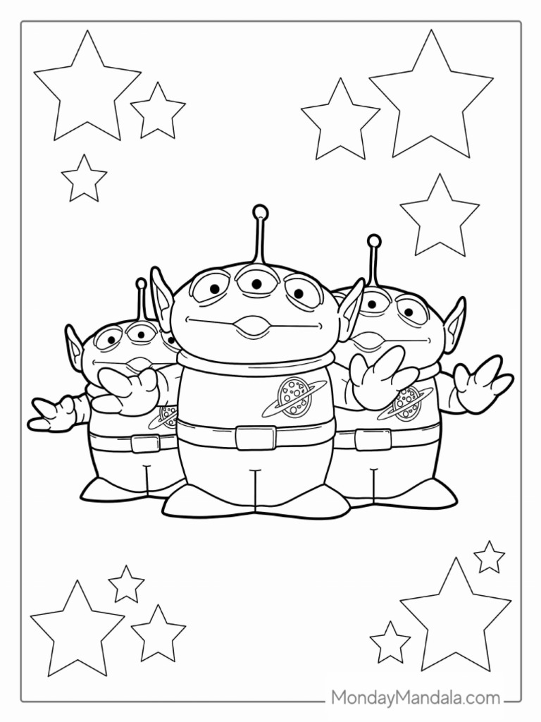 To Infinity and Beyond Coloring Page | PDF