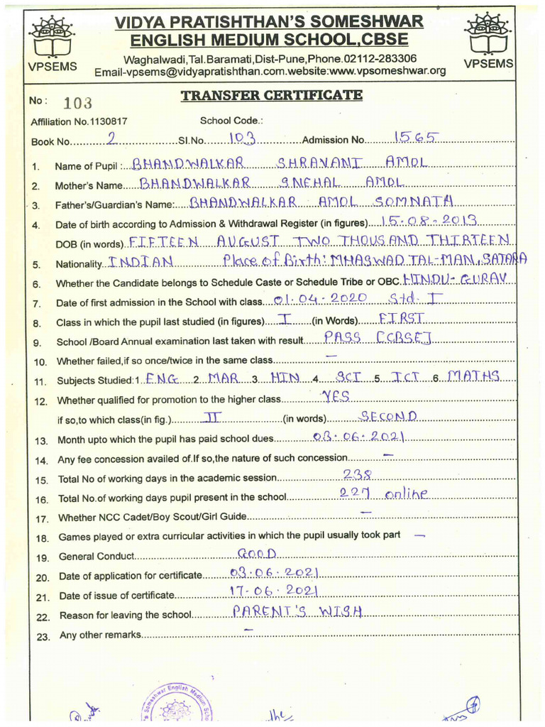 Bhandwalkar Shravani Amol | PDF