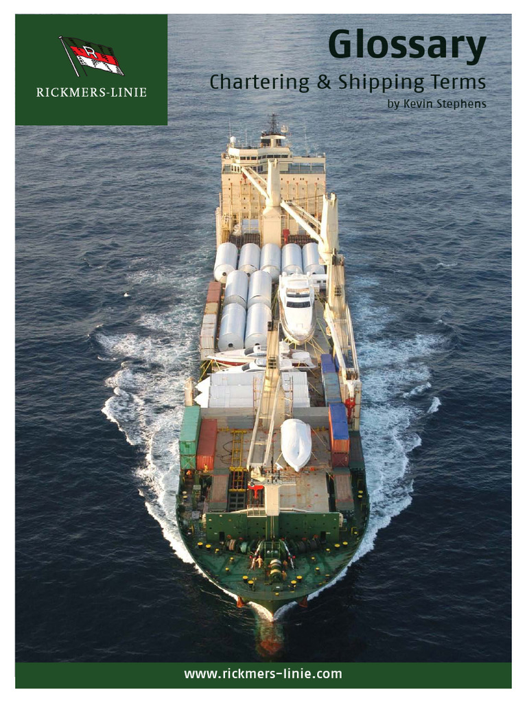 CARGO - LOGISTICS - GLOSSARY - Rickmers Line - Shipping & Chartering ...