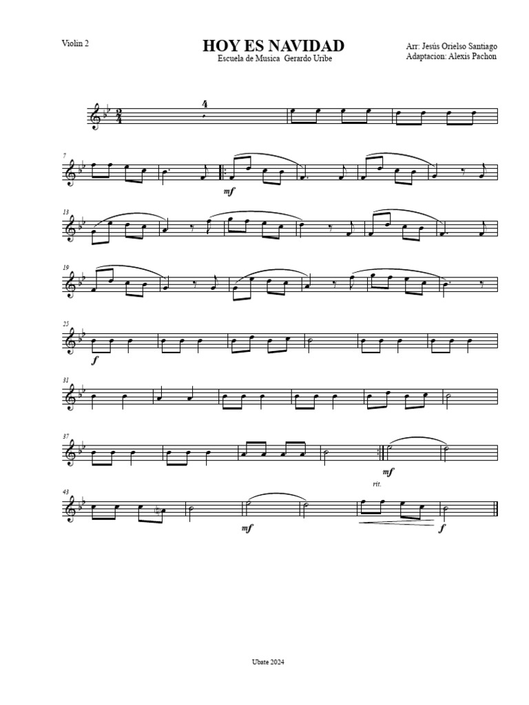Violin 2 | PDF