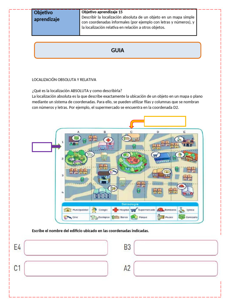 Localización Absoluta y Relativa en Mapas | PDF