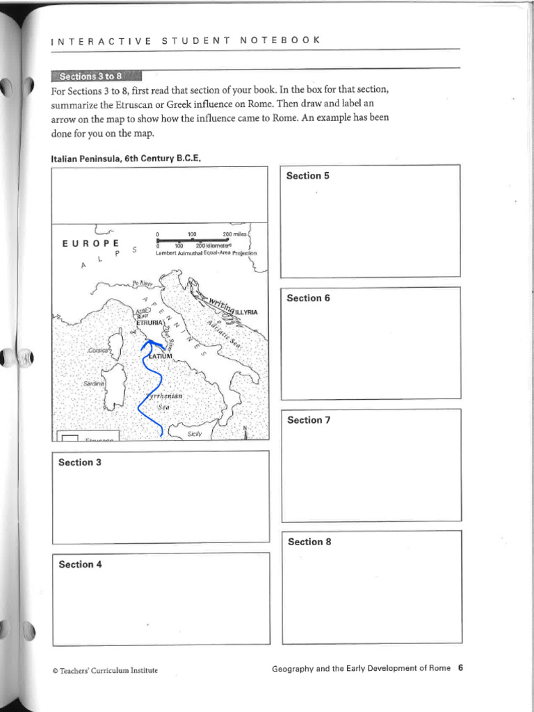 Influences On Rome Summary Worksheet-2 | PDF