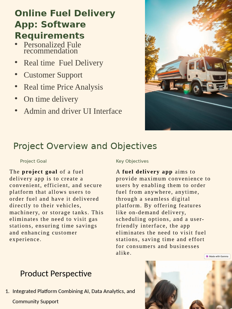Online Fuel Delivery App Overview | PDF | Mobile App | Usability