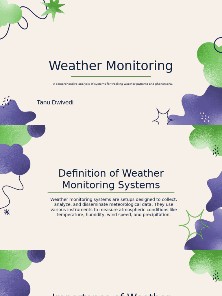 Weather Monitoring | PDF