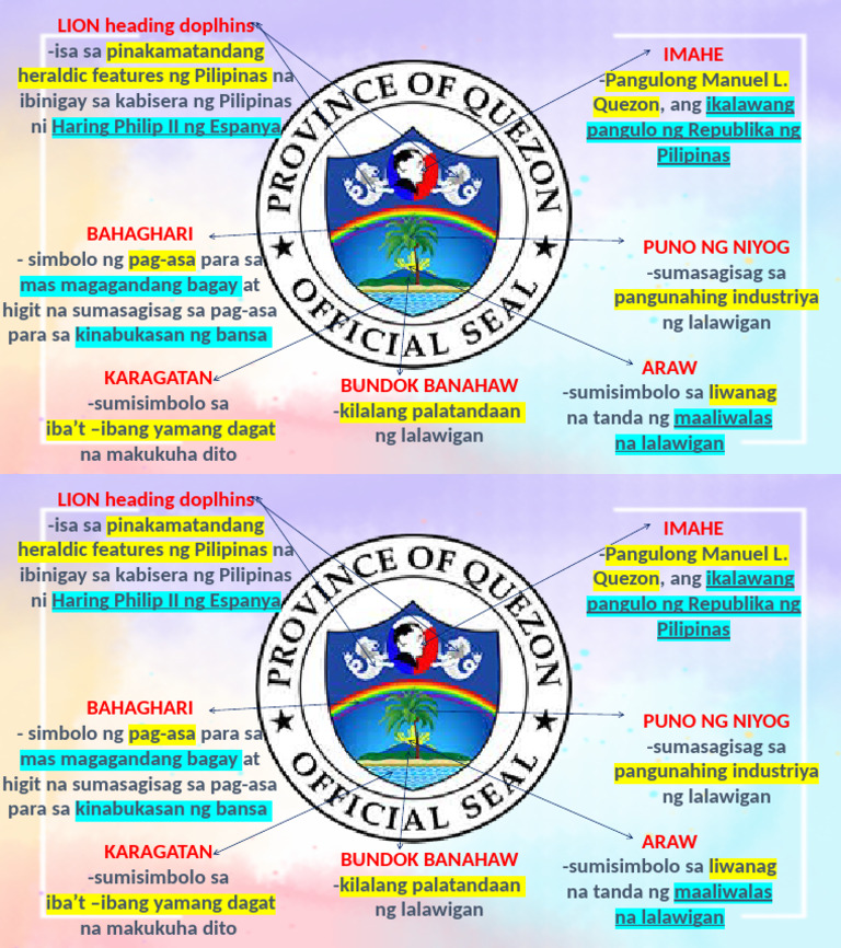Simbolo Ng Quezon Logo | PDF