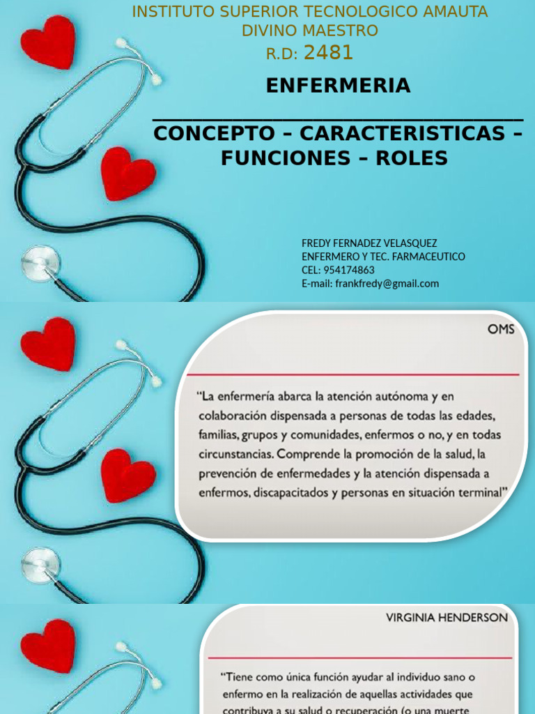 Rol Del Profesional de Enfermeria | PDF