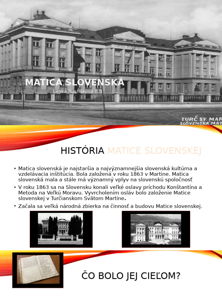 Matica Slovenskã¡ | PDF