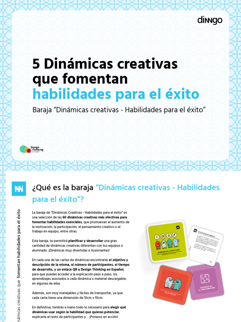Dinámicas Creativas Innovación El Salvador C.A. | PDF | Aprendizaje ...