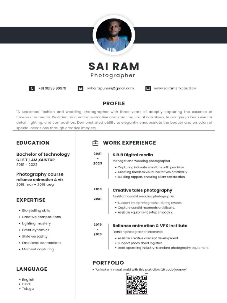 Ram Bhairapuneni resume | PDF