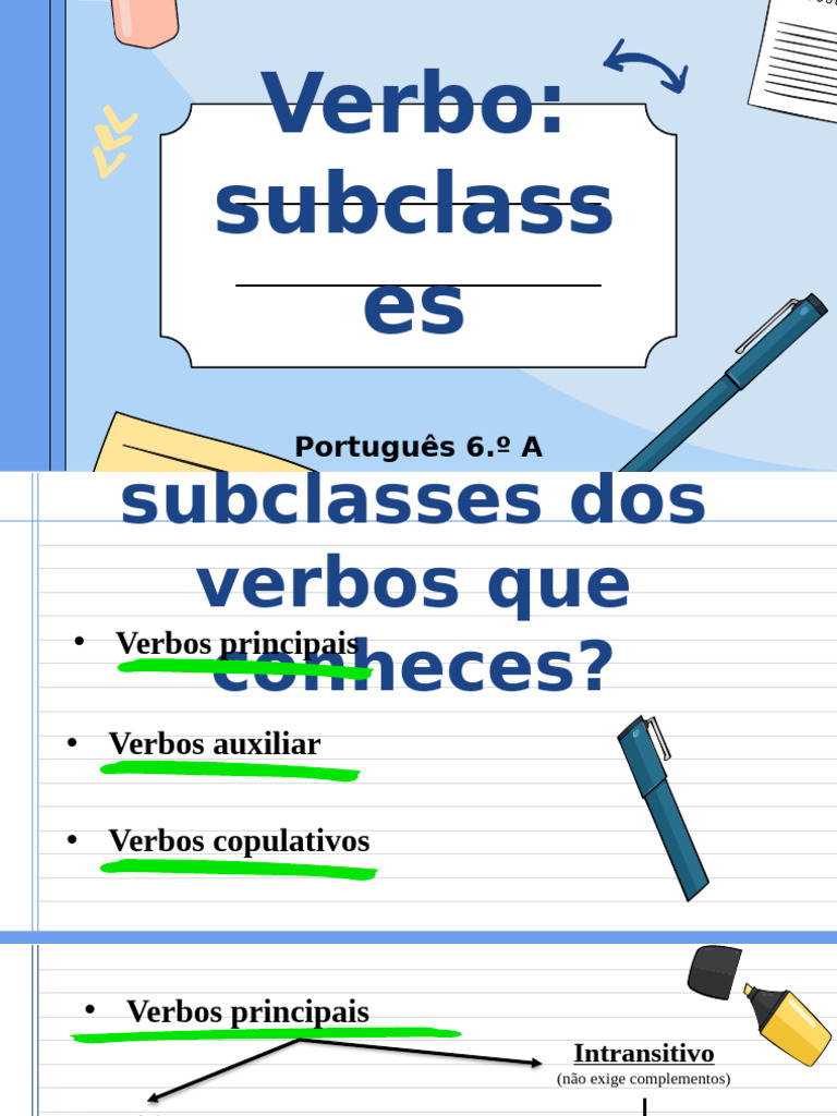 Verbo Subclasses | PDF