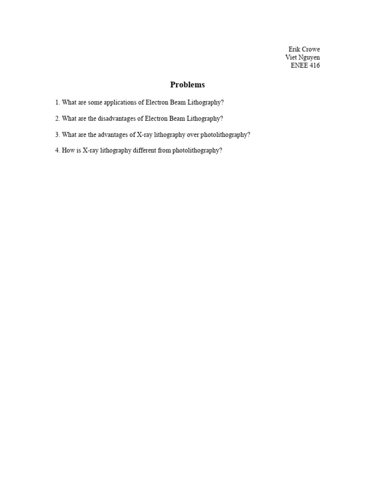 Problems 2 | PDF