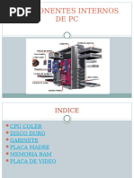 El Gabinete y Sus Componentes Internos | PDF