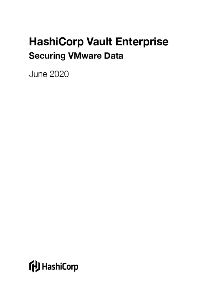 Hashicorp Vault Enterprise Securing Vmware Data | PDF | Encryption | Secure Communication