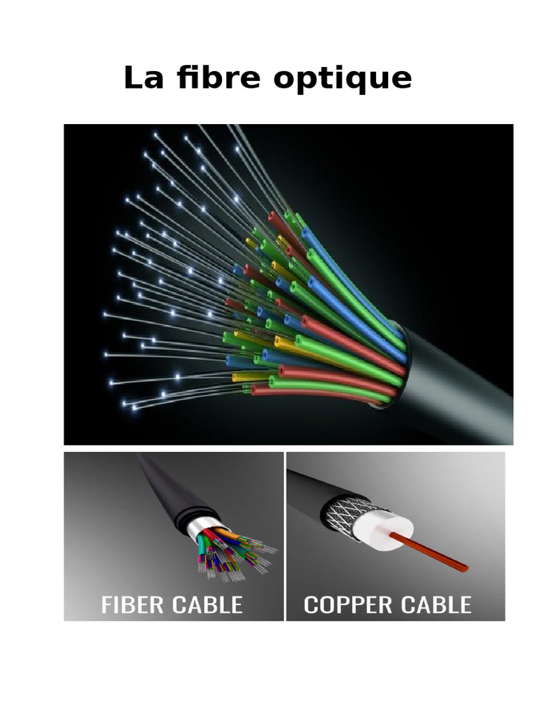 Comparaison ADSL et Fibre Optique | PDF | Fibre optique | Haut débit