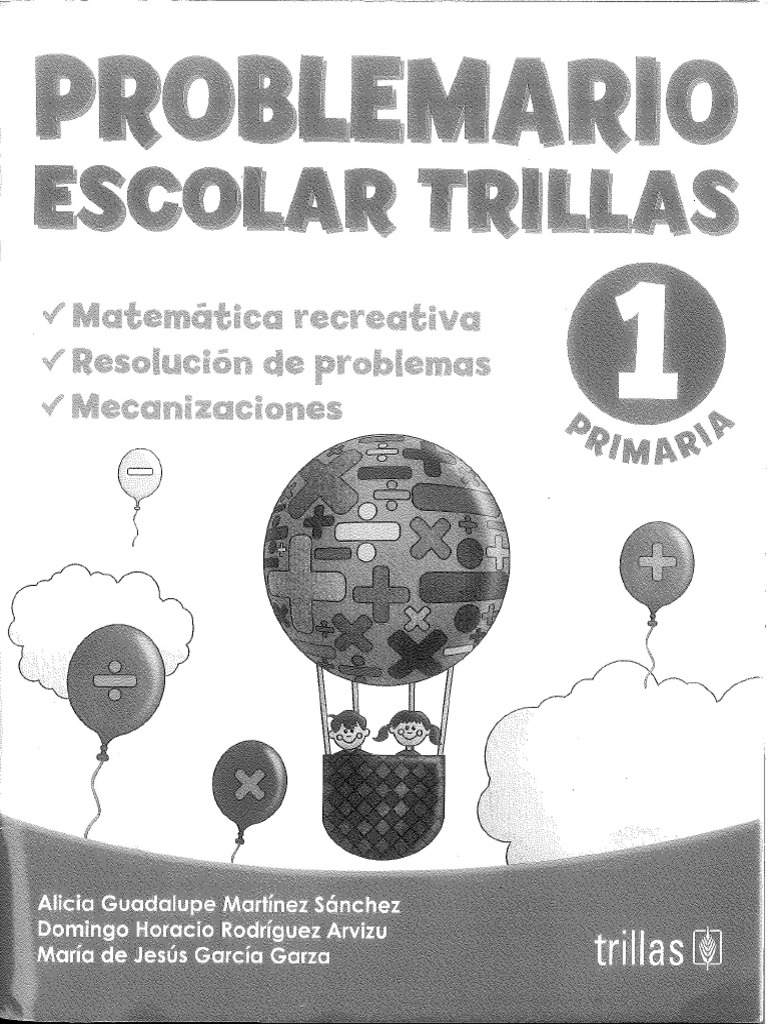 Problemario Escolar Trillas 1 | PDF