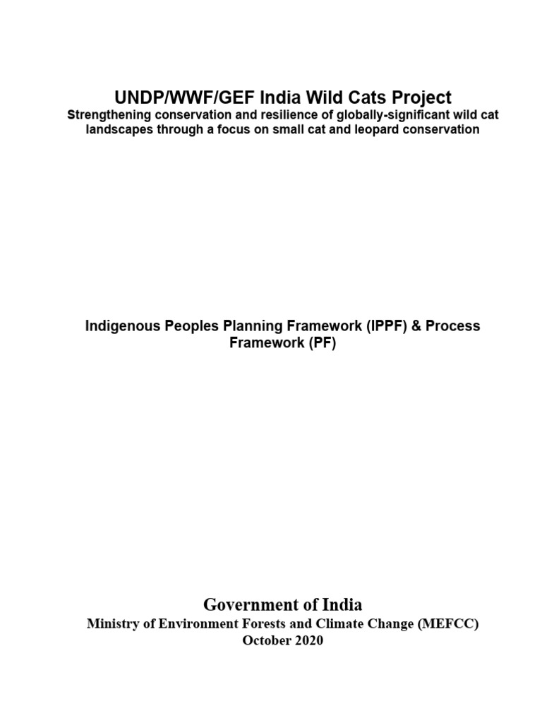 1zjwey8ho3 UNDP Small Cats IPPF PF Final Draft CLEAN APPROVED | PDF ...