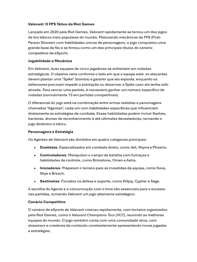Valorant | PDF
