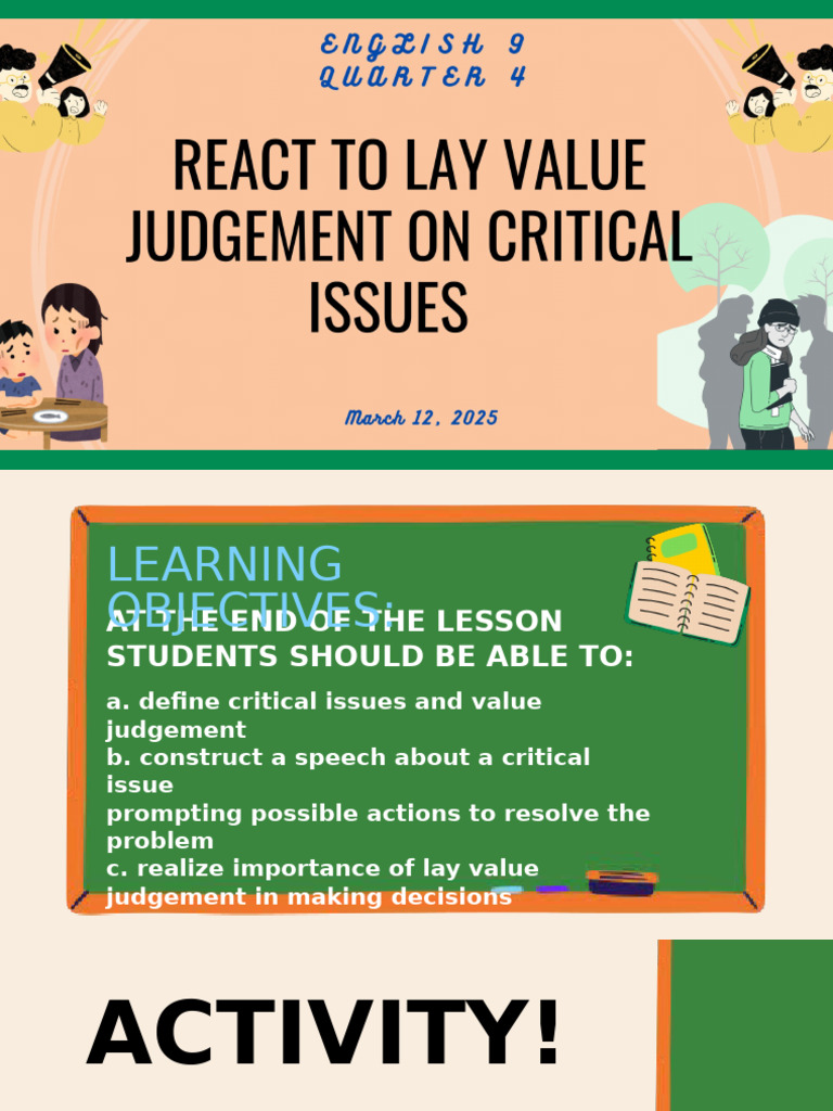 Reacting to Value Judgement in Issues | PDF | Cognition | Cognitive Science