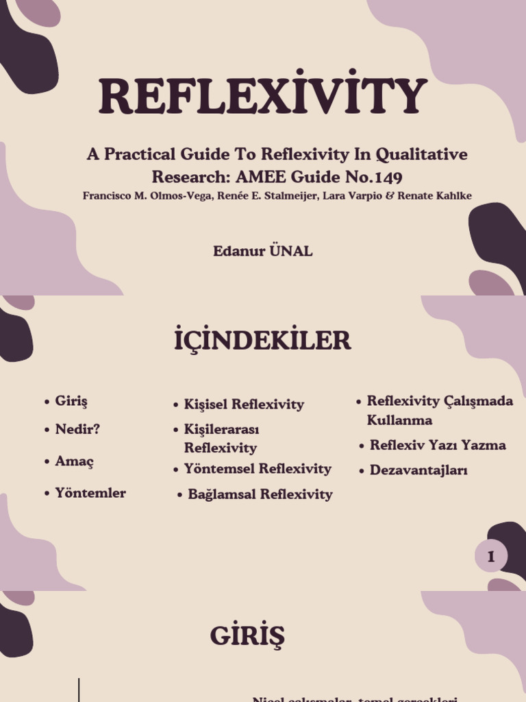 REFLEXİVİTY | PDF