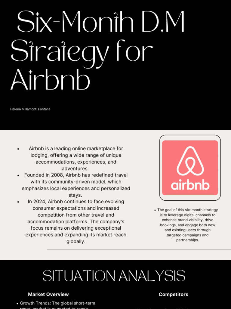 Six-Month Airbnb Marketing Strategy | PDF | Social Media | Popular ...
