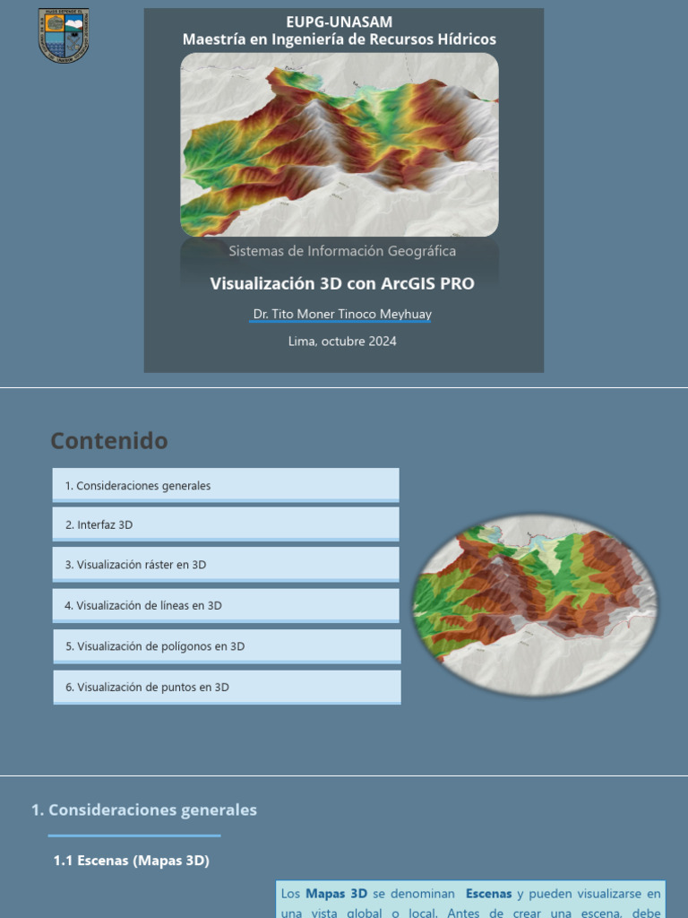 Visualización 3D en ArcGIS Pro | PDF | Informática