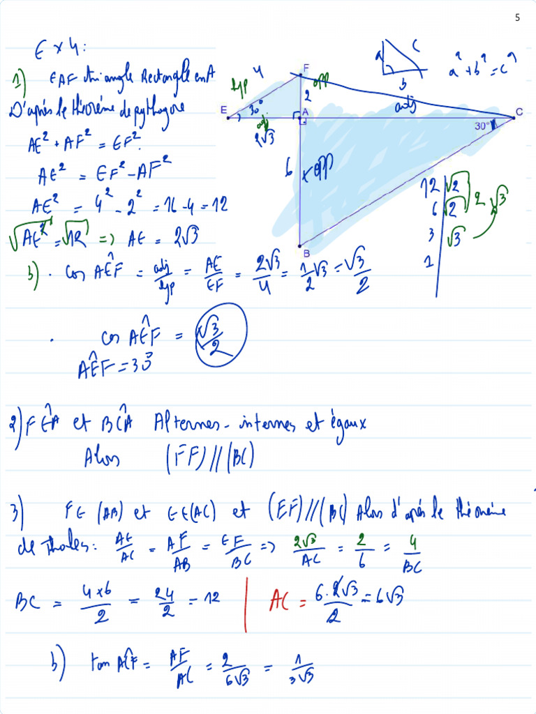 corrigé-ex-géometrie | PDF